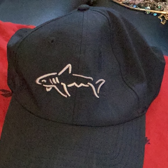 Greg Norman Collection | Accessories | Perforated Performance Shark Cap ...